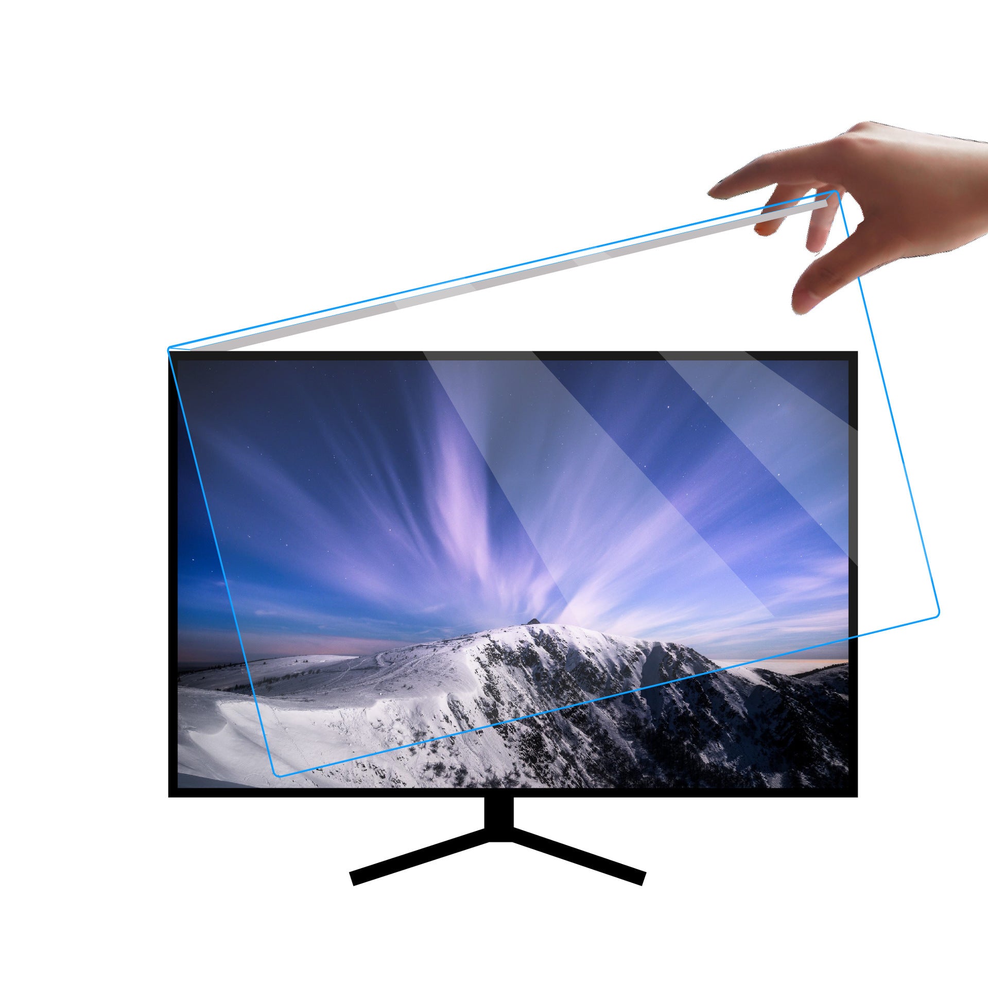 MUSETEX Protective films adapted for computer screens，acrylic anti-blu