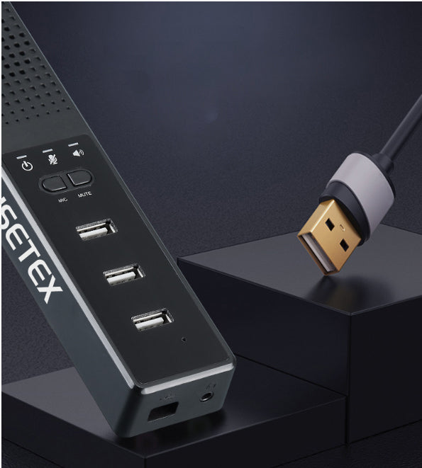 MUSETEX Computer peripheral devices, PC Computer USB Expander with Spe