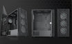 NN8-N6 MUSETEX ATX PC Case Pre-Install 6 PWM ARGB Fans, Polygonal Mesh